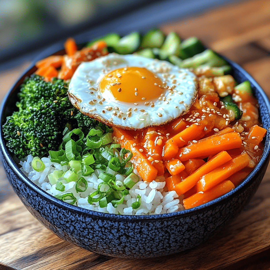 Savory Asian Rice Bowl Topped with Creamy Egg Delight - yunut.com