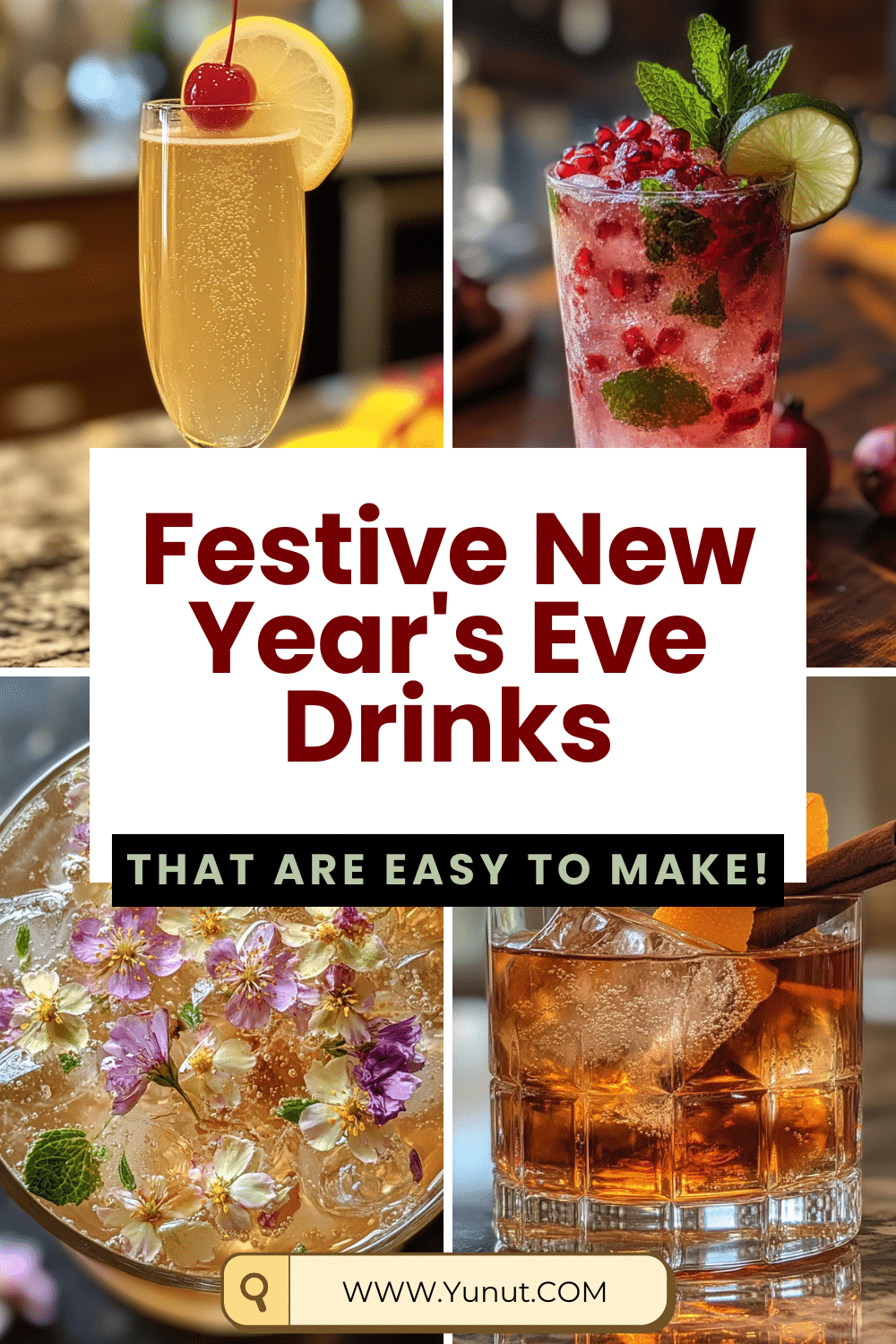 13 Festive NYE Cocktails & Drinks to Ring in the New Year